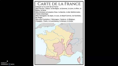 French France Geography City Region Neighborhood House Home Room Printable