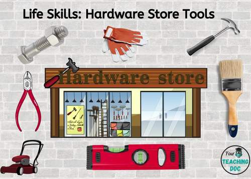 Life and Work Skills: Hardware Store Tools No Prep All-In-One BUNDLE!