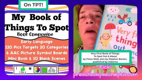Categories & Scenes Book Buddy My Book of Things to Spot | TPT