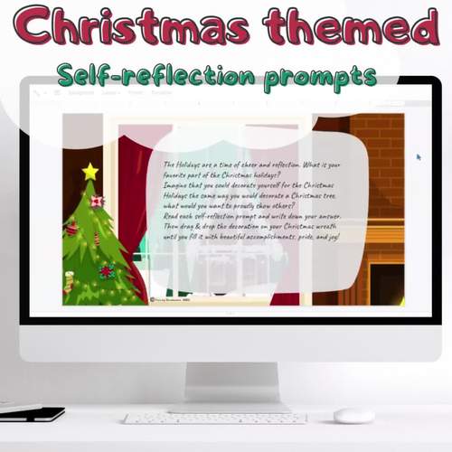 Christmas Themed Self-reflection Activity for Classroom Community or ...