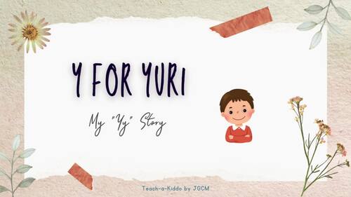 Y for Yuri (My "Yy" Story) by Teach-a-Kiddo | TPT