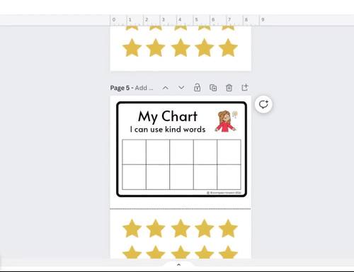 Behavior star chart │ Editable daily behavior chart │ Pre-K ...