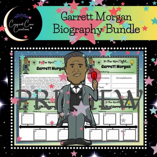 Scientist & Inventor Garrett Morgan Biography Bundle by Crescent Crow ...