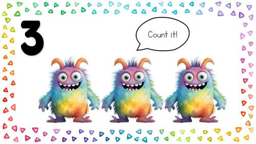 Math Monsters Number Talks Digital Lesson Number 3 | TPT