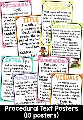 Procedural Text - Reading and Writing Bundle by Pink Tulip Teaching ...