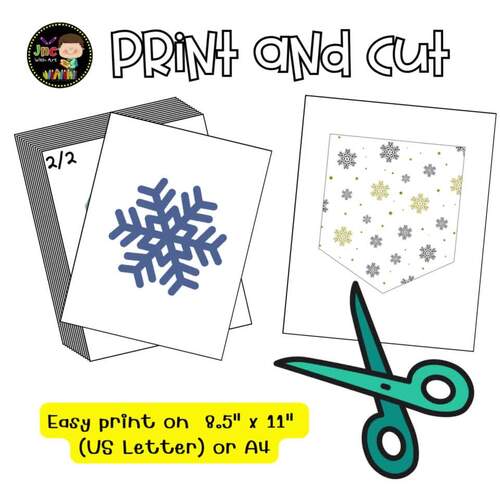 Cute Penguins January Bulletin Board Kit New year Door Decor Editable