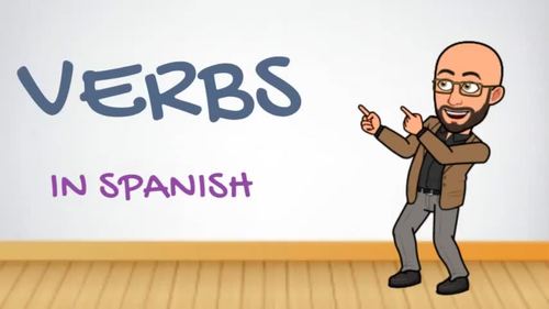 Introduction to Verbs in Spanish Video with Notes Sheet by Sr G Store