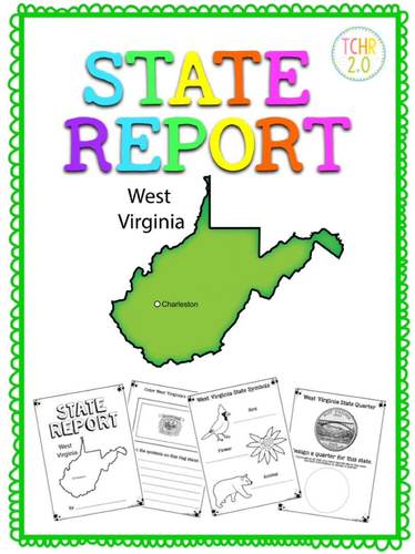 West Virginia State Research Report by TCHR Two Point 0 | TpT