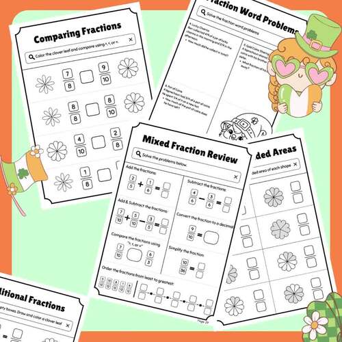 St. Patrick’s Day Fractions | Fun & Engaging Math Worksheets for Kids ...