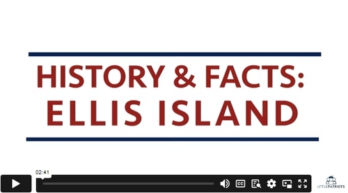 Ellis Island History and Facts Video - First Grade by Little Patriots ...