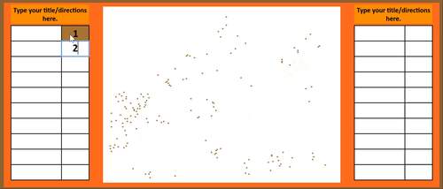 Bundle (2) Cute Fall/Autumn Gnomes LOW PREP EDITABLE Pixel Art Templates