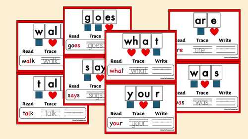 Heart Words Irregular Sight Words 100 High Frequency Word spelling ...