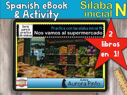 Sílaba N 2 libros y actividades by R and R Educational Resources