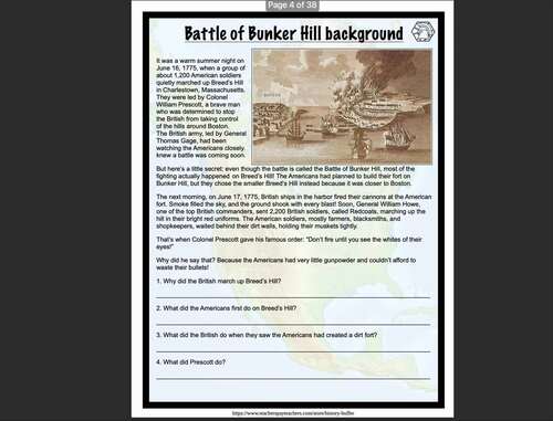 American Revolution: Bunker Hill, Ticonderoga, Quebec - Digital ...