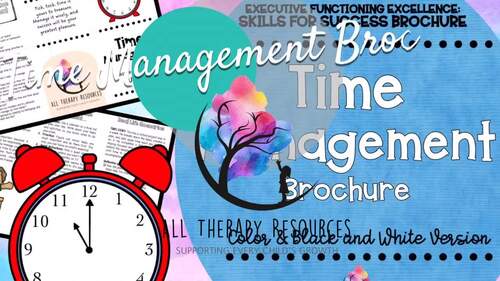 TIME MANAGEMENT BROCHURE - Activities for Effective Classroom Management