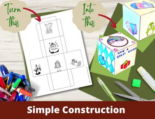 Low Cost WINTER Holiday Gift Exchange Craft Activity for Community Building