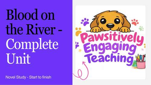 Blood on the River COMPLETE Novel Study Unit | PPT, Vocabulary ...