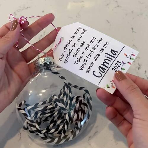 Spanish Ribbon Height Ornament Poem Tag, Height Ribbon Ornament ...