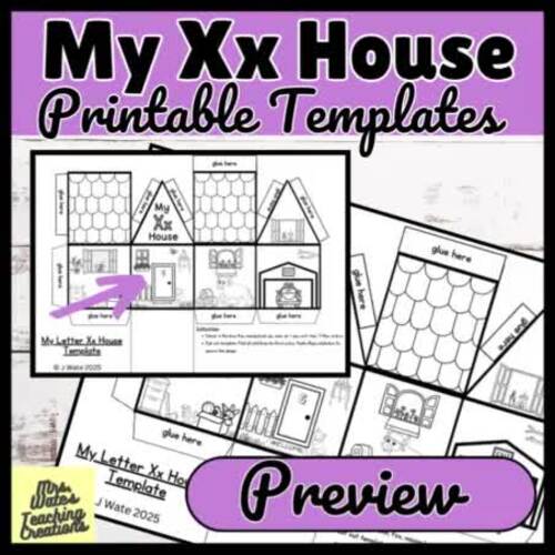 Letter Xx 3D Alphabet Craft Phonics Activity | Letter Recognition Home ...