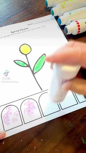 Spring Crafts for Preschool and Kindergarten Students, No Prep Spring ...