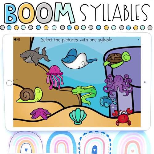 Boom Cards Syllables Phonics Activities Distance Learning by ...