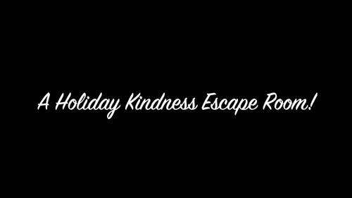 Santa SEL Christmas Kindness Escape Room Holiday Guidance Lesson ...