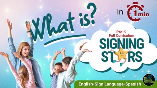 Preschool Curriculum Unit 3 Hands-On PreK Lessons American Sign ...