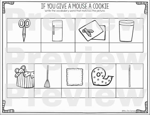 If You Give a Mouse a Cookie Book Companion + Activities by Mrs Ds Corner