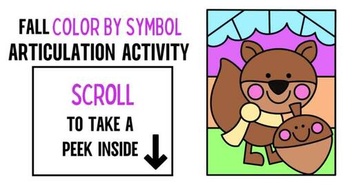 Free Fall Articulation Color By Code: F, V, K, G by Jennie's Speech Room