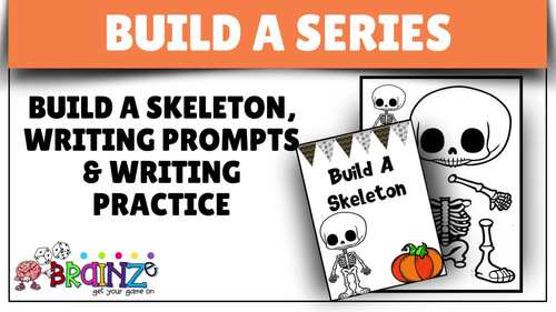 Build a Skeleton Craft & Writing Prompts | Halloween Literacy ...