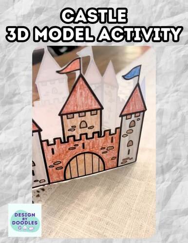 Castle Medieval/Fairy tail 3D Model - Fun & Interactive Project/Craft!