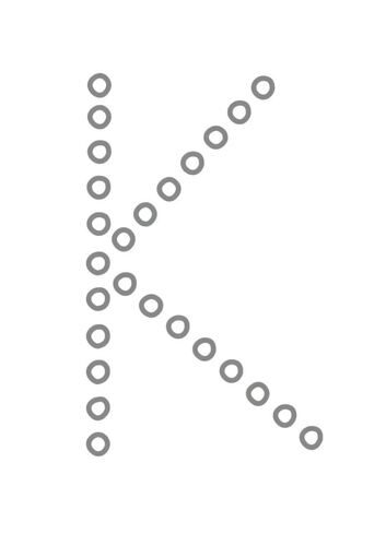 Uppercase Dot Letters A–Z | Printable Alphabet for Tracing and Letter ...