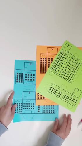 Array City 3D Math Project by Kate's Place | TPT
