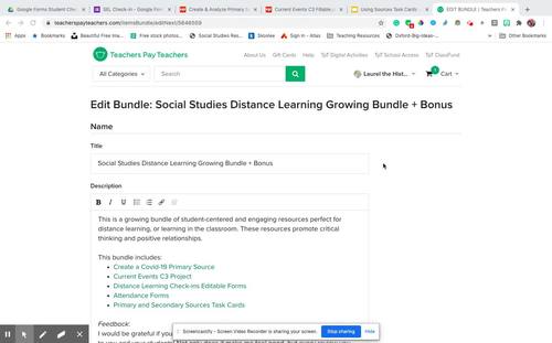 Social Studies Digital Learning Growing Bundle by Laurel the Historian