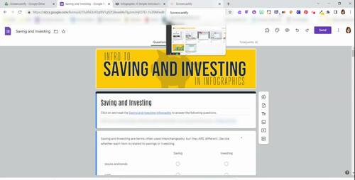 Saving and Investing | Personal Finance | Editable Google Form ...