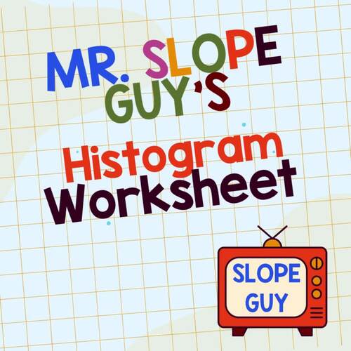 Histograms Printable Worksheet Activity for Creating and Interpreting Data