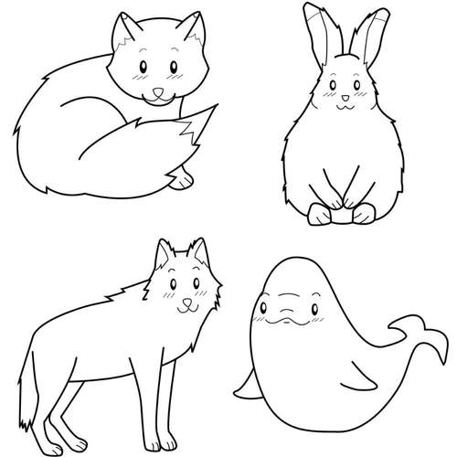 Winter Clipart : 20 Arctic Animals Clip Art Bundle by Jaimie Navy