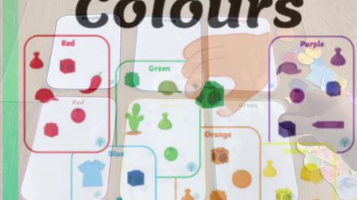 Colors Sorting Activity by SEN Resource Source | TPT