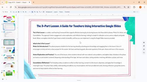 Google Slides Lessons - Ontario The Arts Curriculum - Grade 1 - Visual Arts