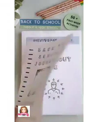 Back To School Activities Middle School & High | Ice Breaker Games All ...