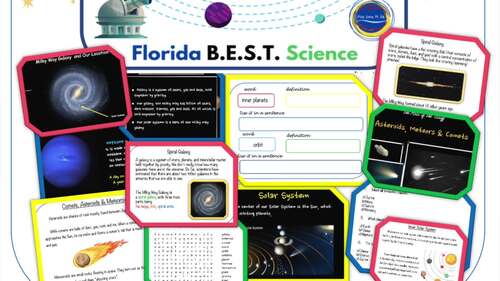Solar System Florida Science Topic 1 and NGSS Aligned Unit by Mrs Lena