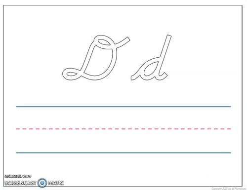 Cursive Letter Tracing Sheets by Joy of Montessori | TpT