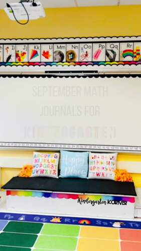 September Kindergarten Math Journals Beginning of the Year Journal ...