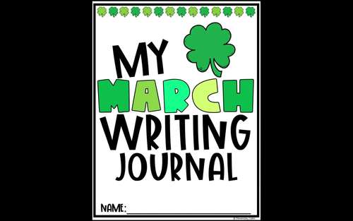 March Writing Journal by Elementary Littles | TPT