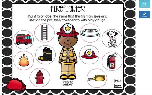 Community Helpers Play Dough Mats & Boom Cards by Ivy League Language