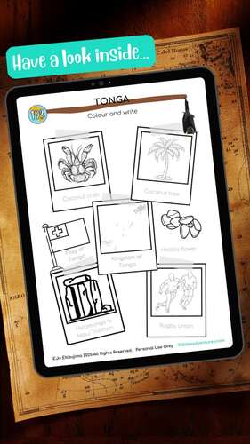 TONGA - a 193 Little Adventures Pack - Printable culture packs for ...
