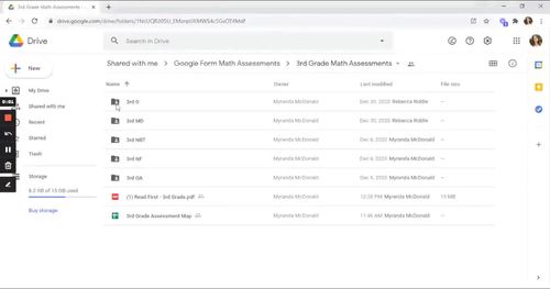 Google Form Math Assessments | 3rd Grade Year-Long Bundle | TPT