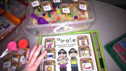 Pirate Consonant & Short Vowel Sound Match Activity by Fun Hands-on ...