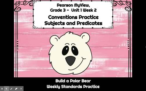 3rd Grade myView Unit 1 Week 2 Vocabulary Spelling Conventions Practice ...