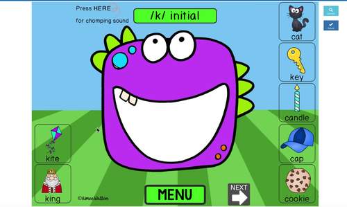 Feed the Hungry Monster Interactive Articulation Speech Boom Cards™